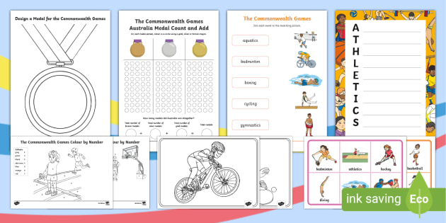 EYFS The Commonwealth Games Activity Pack (teacher made)