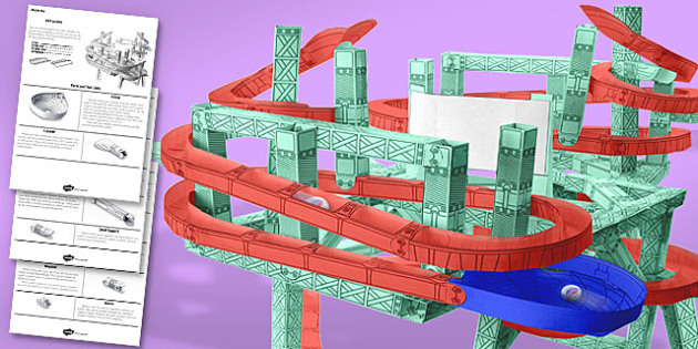 Make a Marble Run Activity (Textured) (teacher made)