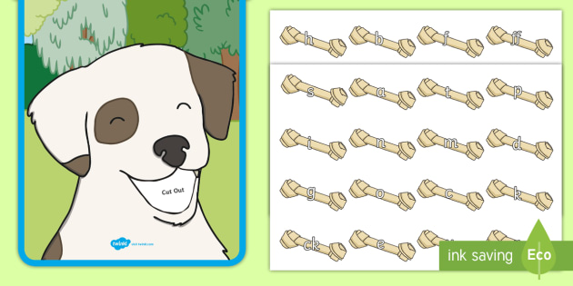 Feed the Dog Phase 2 Phonics (teacher made)