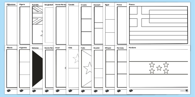 world countries coloring pages