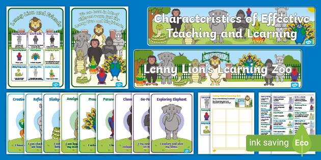 Characteristics of Effective Learning Ready-Made Display