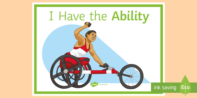 I Have the Ability A4 Display Poster (teacher made)