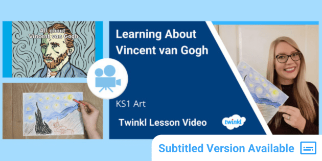 FREE! - KS1 (Ages 5-7) Art: Vincent van Gogh Video Lesson