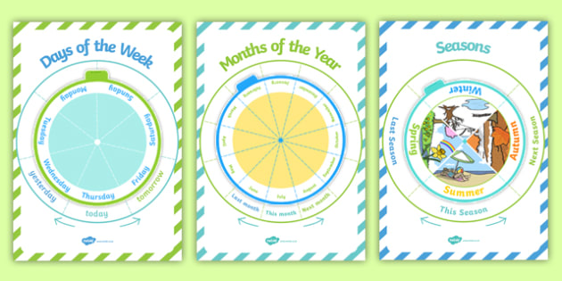 Calendar Sequencing Display Pack (teacher made)
