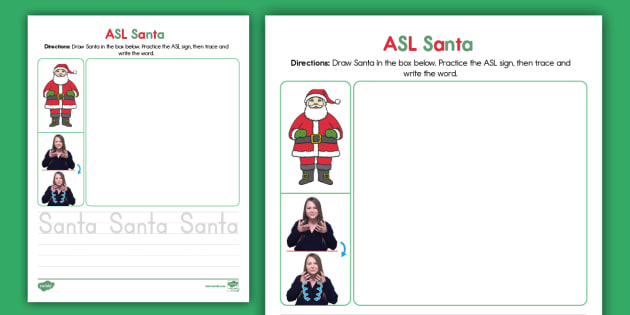 Santa Worksheets | twinkl.com