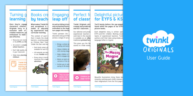 Twinkl Originals User Guide - user guide, free user guide, free