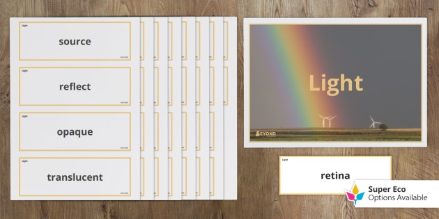 Light Word Wall (teacher made)