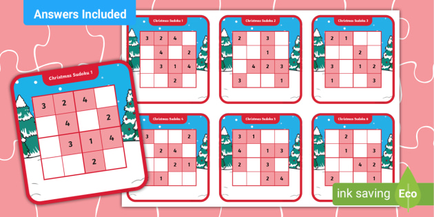 Christmas Sudoku Puzzles | twinkl.com.au
