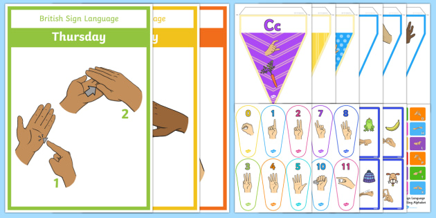 Sign Language Resource Pack