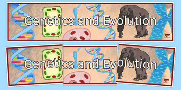 Genetics and Evolution Display Banner