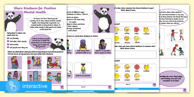 Share Kindness for Positive Mental Health | KS1 Wellbeing