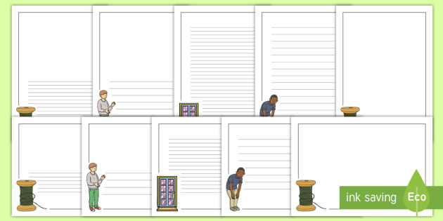 Wind the Bobbin Up Page Border Pack (teacher made)