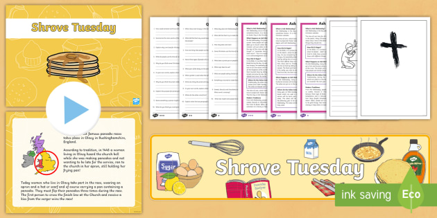 CfE Shrove Tuesday and Ash Wednesday Second Level Resource Pack
