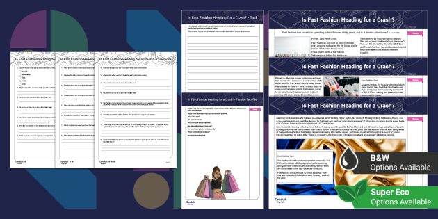 Fast Fashion Resources | twinkl.co.uk