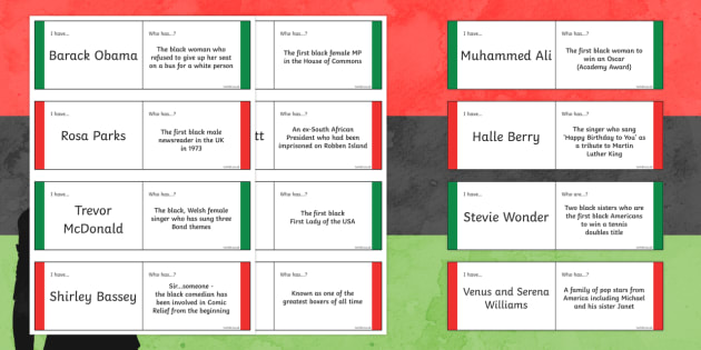 Black History Month Loop Cards