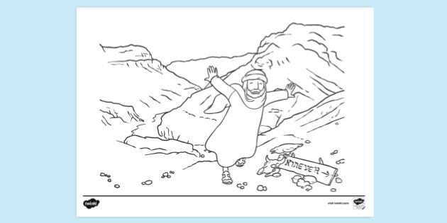 Free Printable Jonah Colouring Page | Colouring Sheets