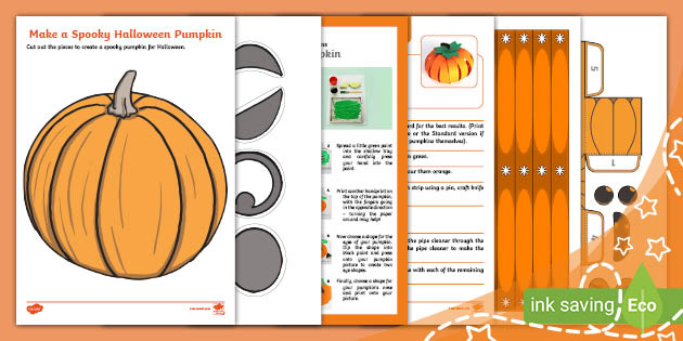 Pumpkin Trail Craft Ideas (teacher made)