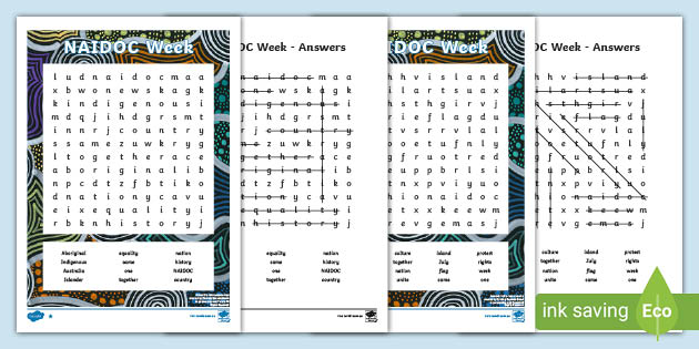 FREE! - NAIDOC Week Word Search (teacher made) - Twinkl