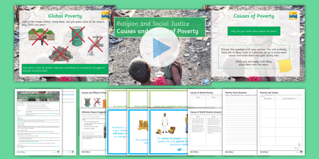 Religion and Social Justice Lesson 7: Causes and Effects of Poverty