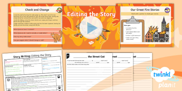 Time Travel: The Great Fire of London: Story Writing 6 Y1 Lesson Pack ...