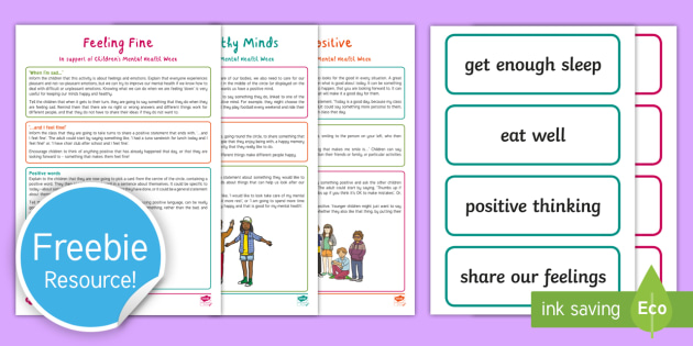 Children's Mental Health Week Circle Time Activity Pack