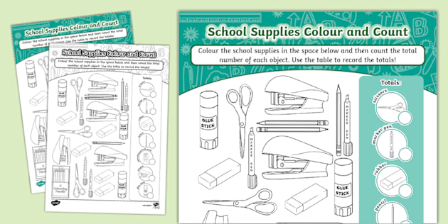 School Supplies Art • Twinkl.com.au