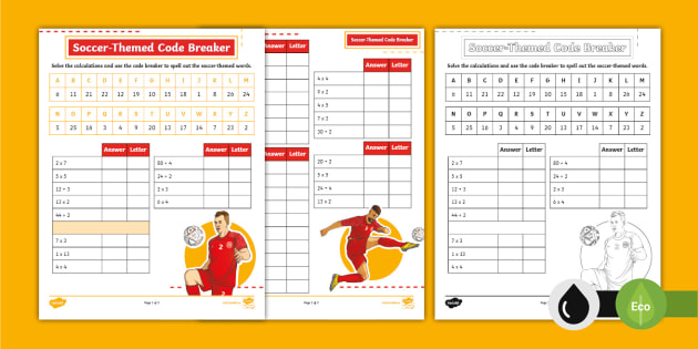 Soccer Mathematics Activities | twinkl.com.au