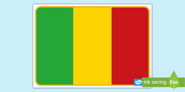 FREE! - Mali Flag Poster – Display Posters – Twinkl Resources