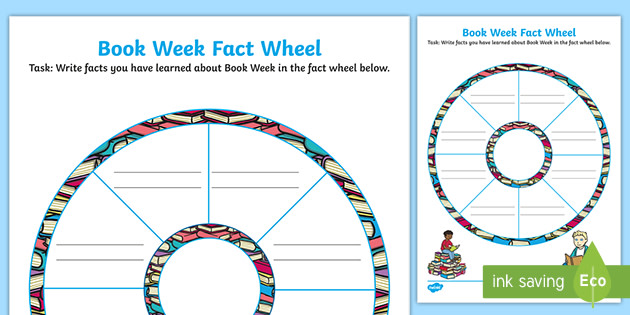 CBCA Book Week Fact Wheel Worksheet (teacher made)