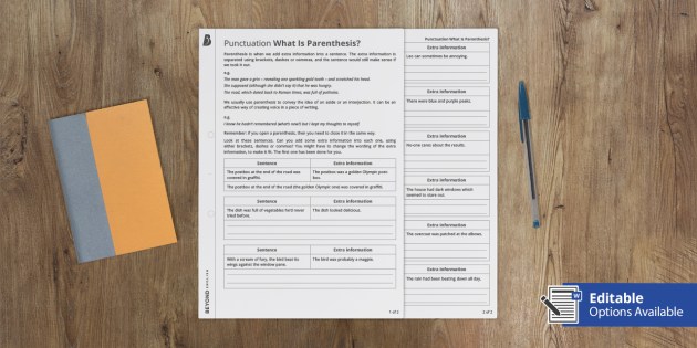 Parenthesis Worksheets Pack (Teacher-Made)