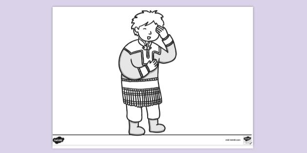 FREE! - Kay with Glass in his Eye Colouring Sheet