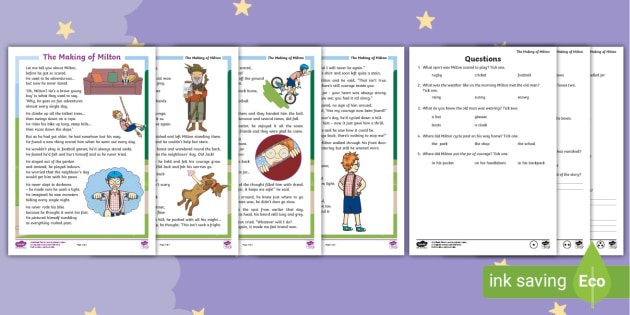 The Making of Milton Differentiated Differentiated Reading Comprehension