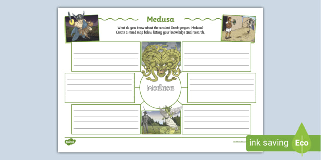 * NEW * Medusa Mind Map | Ancient Greek Mythology | KS2