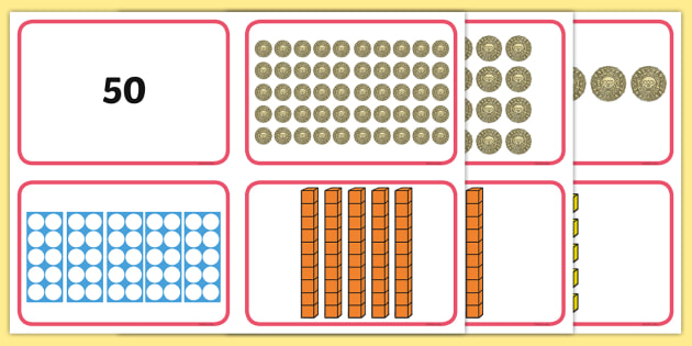 Pirate Numbers to 50 Matching Cards (teacher made)