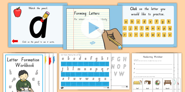 South Australia Cursive Letter Formation Resource Pack