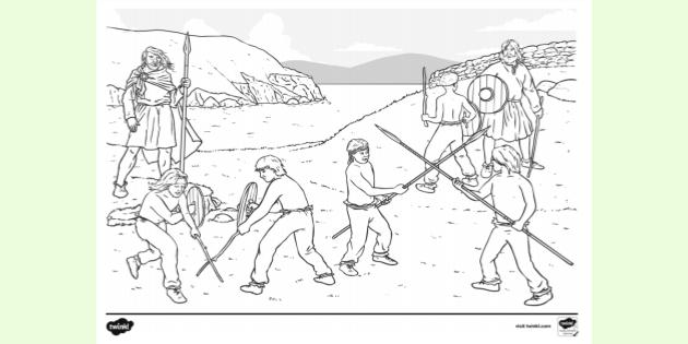 FREE! - Boys Training Colouring Sheet (teacher made)