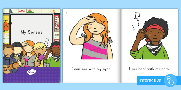 My Senses Emergent Reader eBook - all About Me, Five Senses