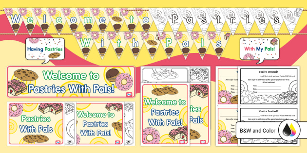 Pastries With Pals Pack (teacher made)
