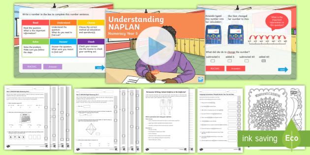 Year 5 NAPLAN Preparation and Practice Exams Resource Pack 5
