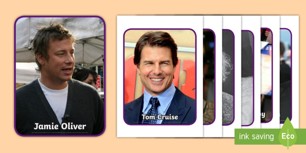 Celebrities with Dyslexia - Photograph Pack