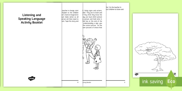 Listening and Speaking Language Activity Booklet