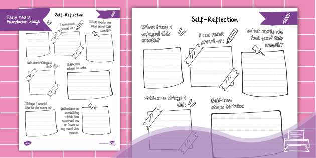 EYFS | Self Reflection | Teacher Planner (teacher made)