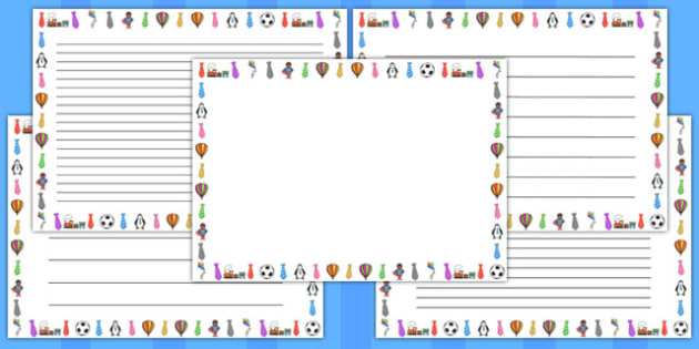 Father's Day Page Borders Images Landscape (teacher made)