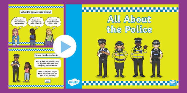 The Police and What They Do PowerPoint (teacher made)