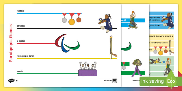 Differentiated Paralympics Concept Maps Worksheet / Worksheet