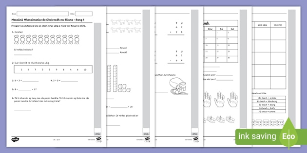 First Class End of Year Assessment Pack Gaeilge