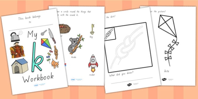 My Workbook K Lowercase