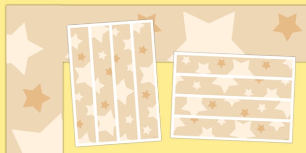 👉 Neutral Stars Display Border (teacher made)