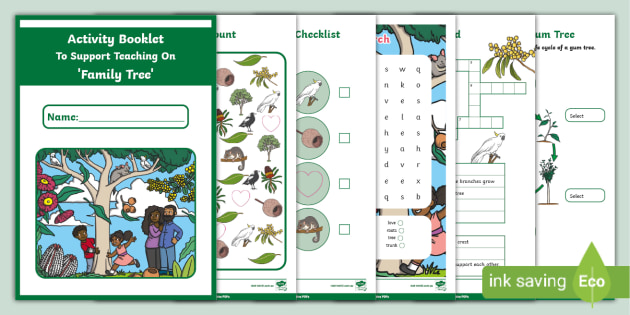 Interactive Family Tree PDF Activity Booklet | NSS | Twinkl