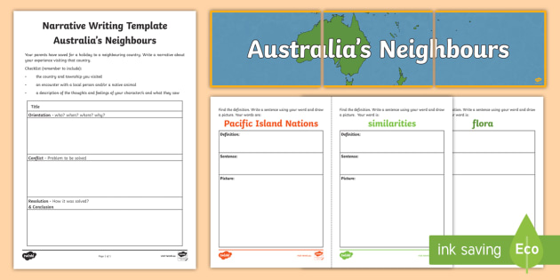 Australia’s Neighbours Narrative Writing Lesson Pack